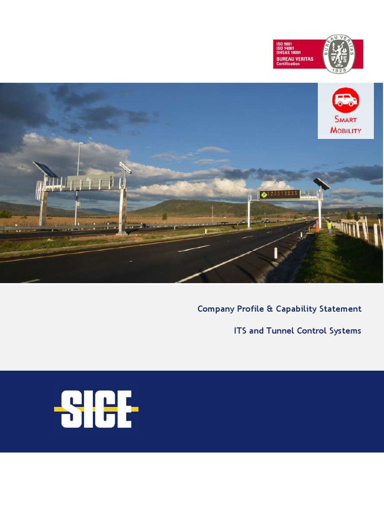 SICE - ITS and Tunnel Control System Capability Statement PDF | PDF ...