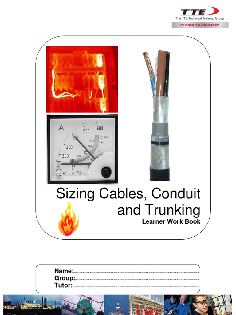Cable and Trunking Sizing Guide | PDF | Fuse (Electrical) | Electrical ...