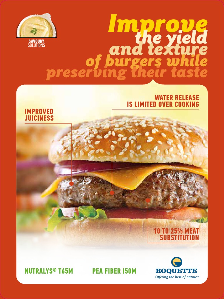 Roquette-Food-Savoury-CONCEPT-Improve The Yield and Texture of Burgers ...