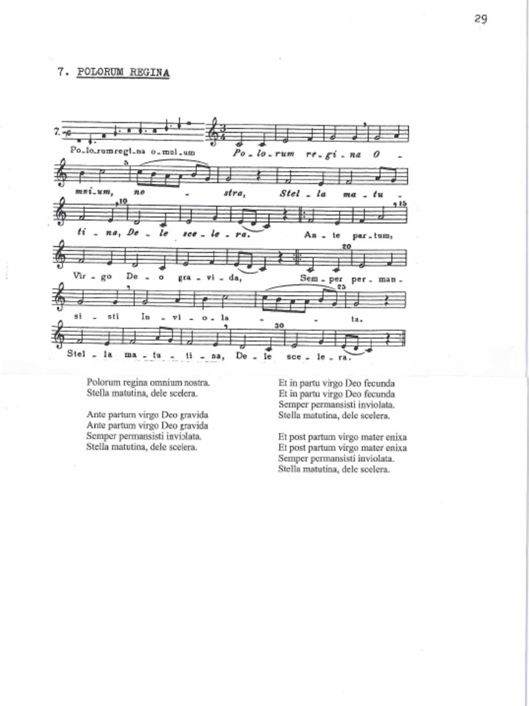 Polorum Regina | PDF