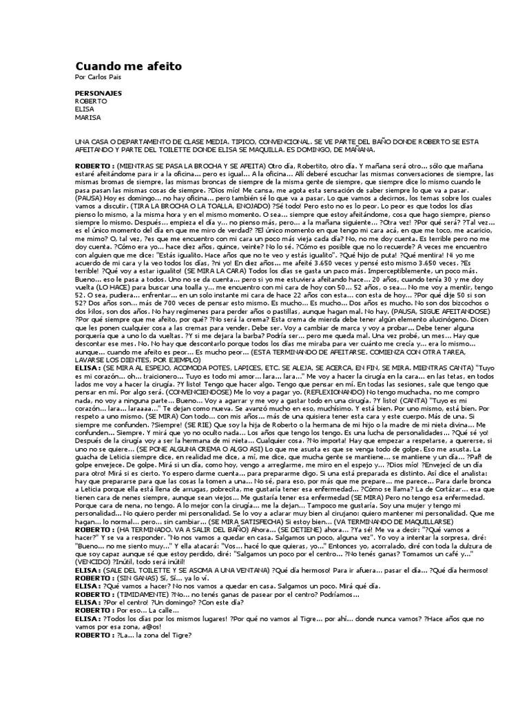 Cuando Me Afeito-Carlos Pais | PDF | Gatos | Salud y bienestar