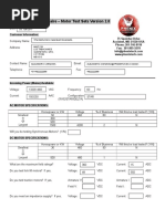 Electric Motor Inspection Checklist | PDF | Fuse (Electrical) | Electronics