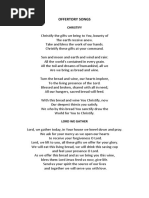 Offertory Prayer Resources and Samples | PDF | Grace In Christianity ...