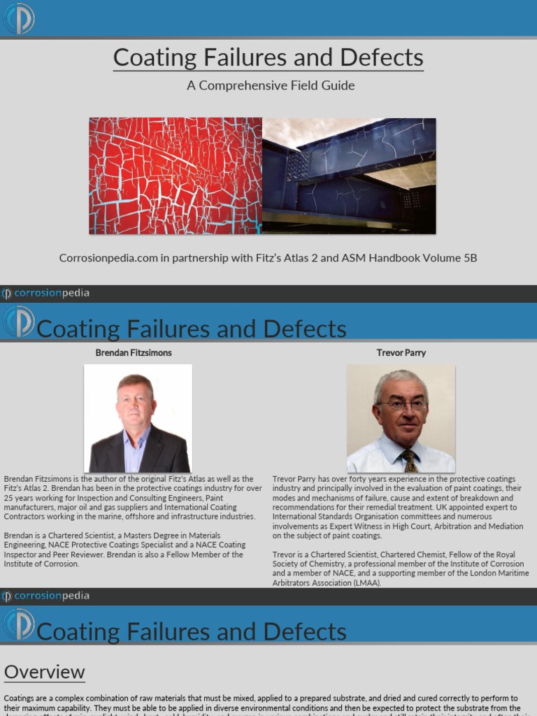 Paints Coating Failure Defects GOOD PDF | PDF | Paint | Rust