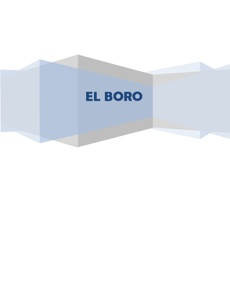 Boro | PDF | Boro | Destilación