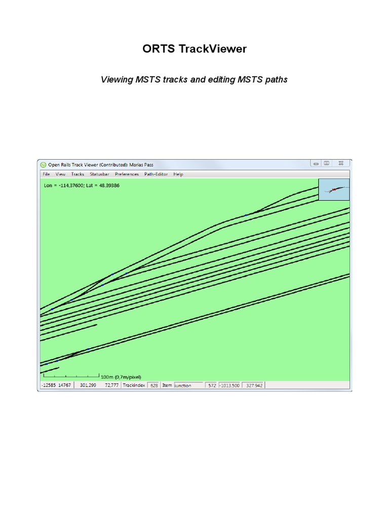 MSTS TrackViewer & Path Editor | PDF | Latitude | Menu (Computing)