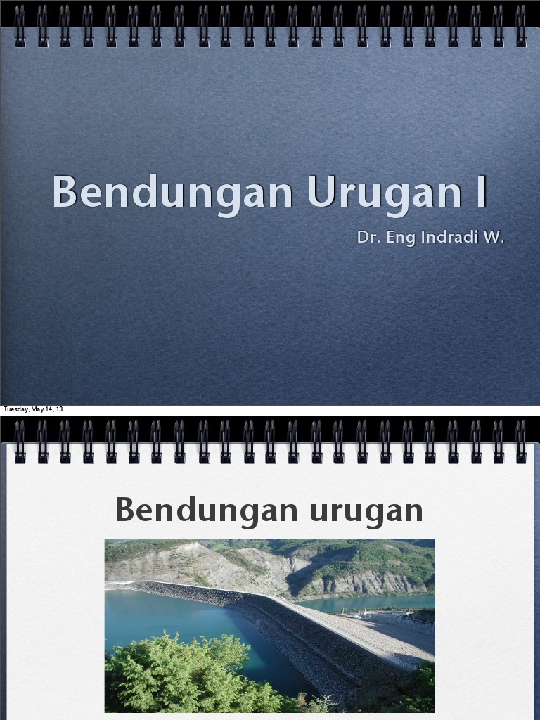 Materi II Tipe Bendungan Urugan PDF | PDF