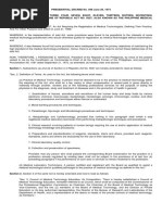 RA 5527: Medical Technology Law Overview | PDF | Pathology | Medical ...