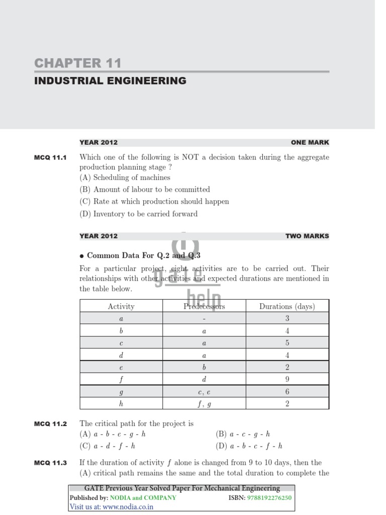 Industrial Engineering PDF | PDF