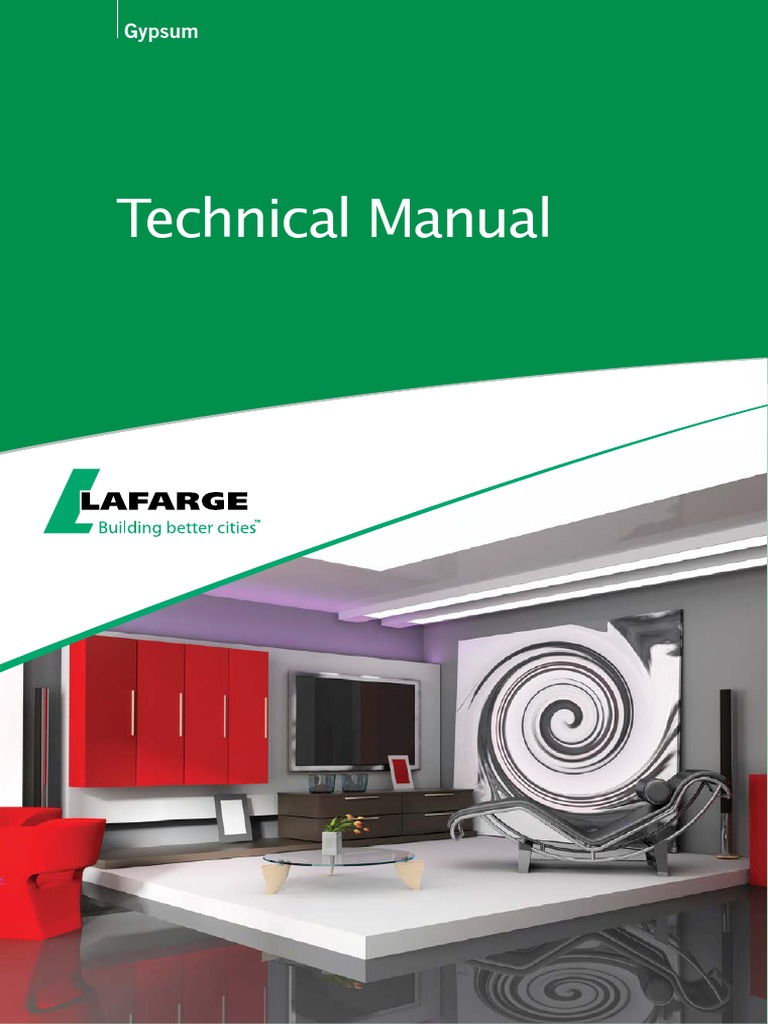 Lafarge Gypsum Plasterboard Manual | PDF | Drywall | Building Insulation