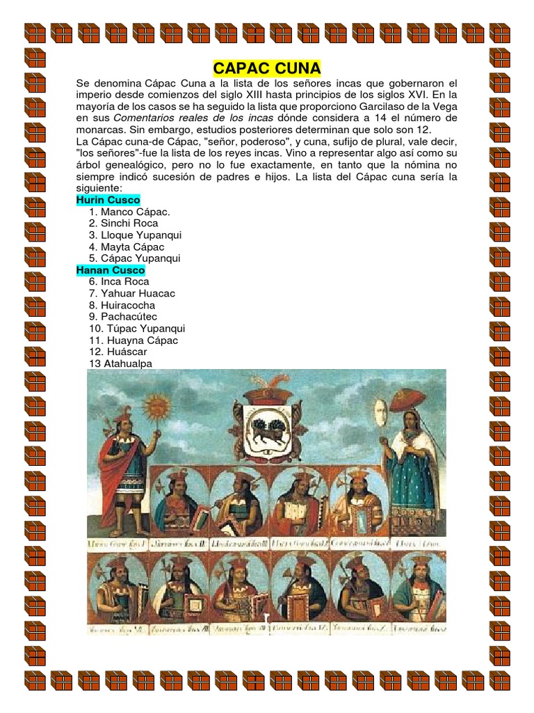 Significado de Cápac Cuna Inca | PDF | Imperio Inca | Religión y creencia