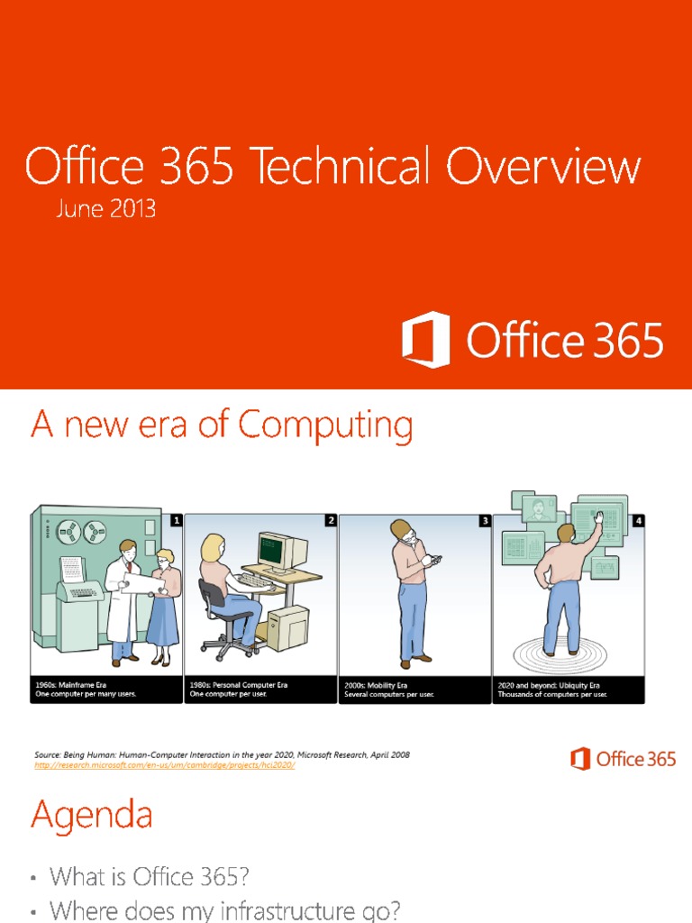 Office 365 Introduction and Technical Overview.pptx | Data Center ...