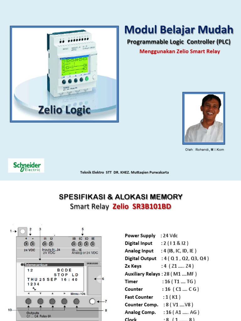 Modul Belajar Mudah: Zelio Logic | PDF