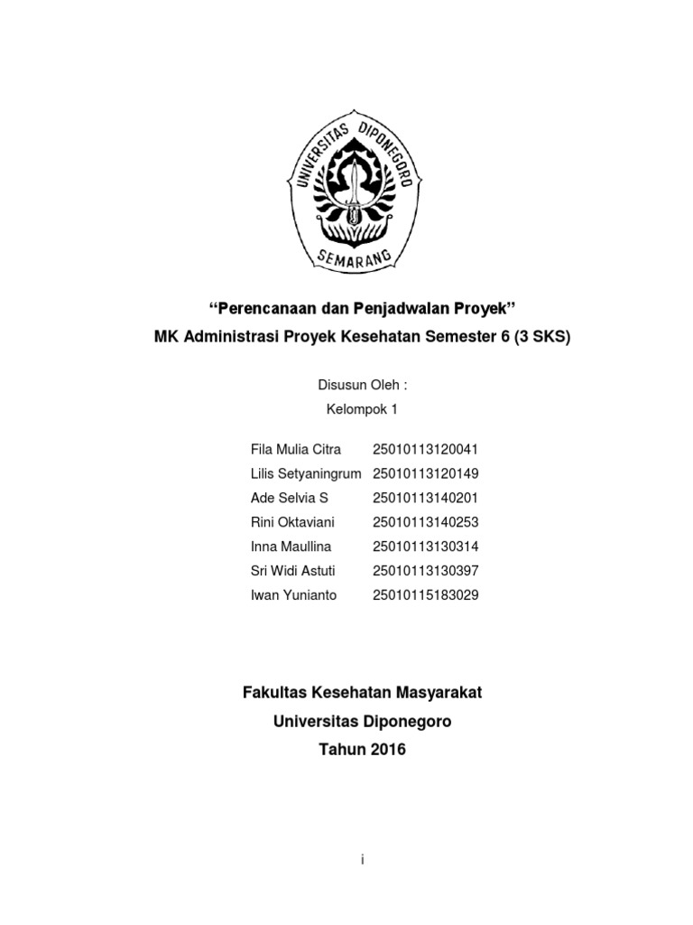 Perencanaan dan Penjadwalan Proyek | PDF