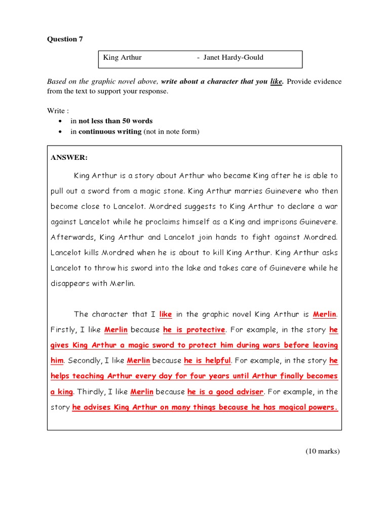 King Arthur - Character I Like | PDF | Lancelot | King Arthur