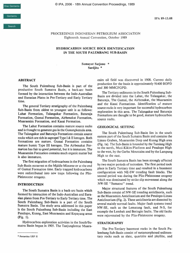 Hydrocarbon Source Rock Identification | PDF | Geological Formation | Sandstone