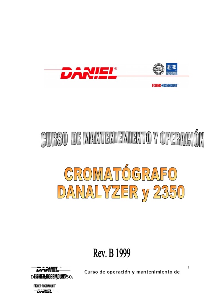 Cromatografia Daniel 2350 | PDF | Helio | Terminal de computadora