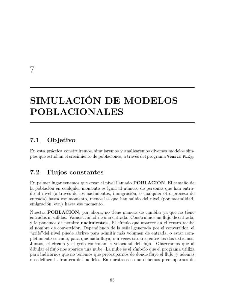 Ejemplo Vensim Practica7 PDF | PDF