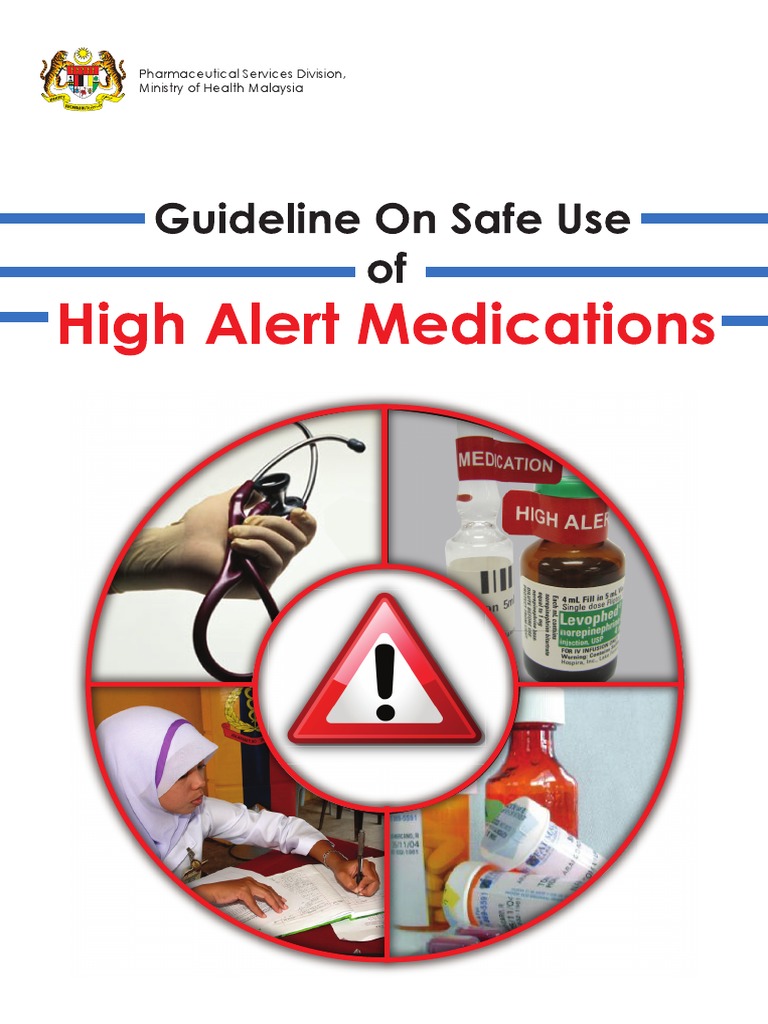 Guideline Safe Use High Alert Medication PDF | PDF