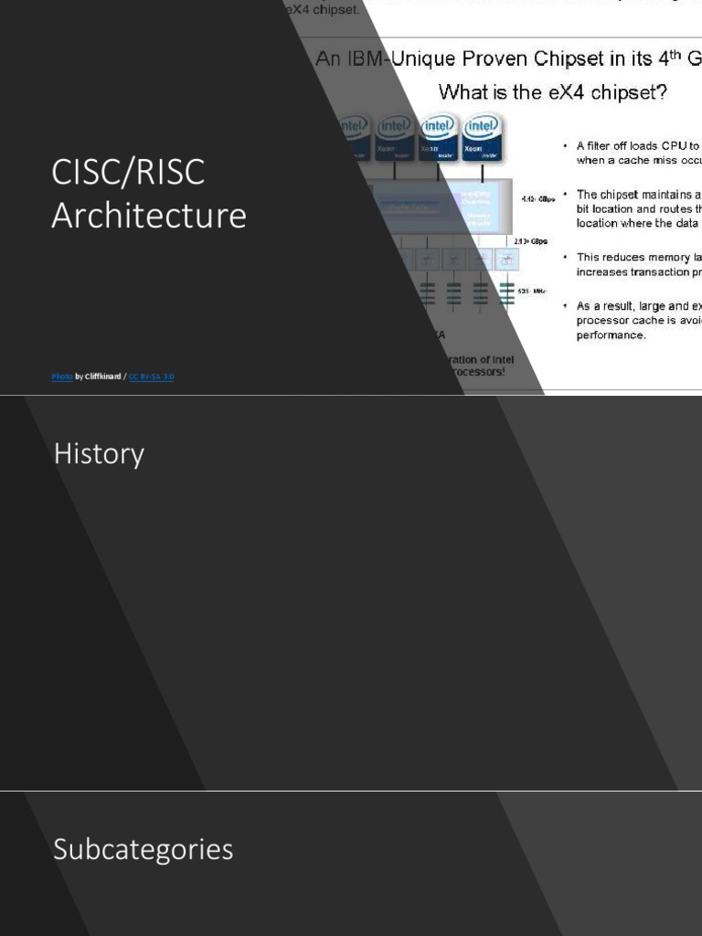 Cisc/Risc Architecture: by Cliffkinard | PDF