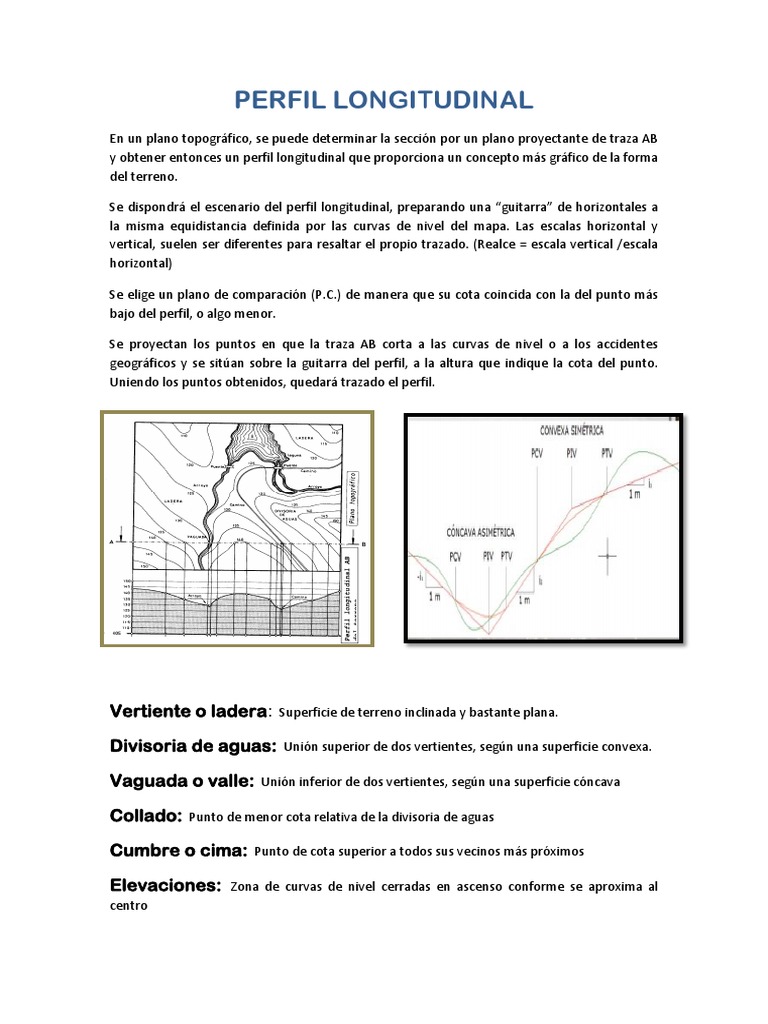 Perfil Longitudinal | PDF | Topografía | Science