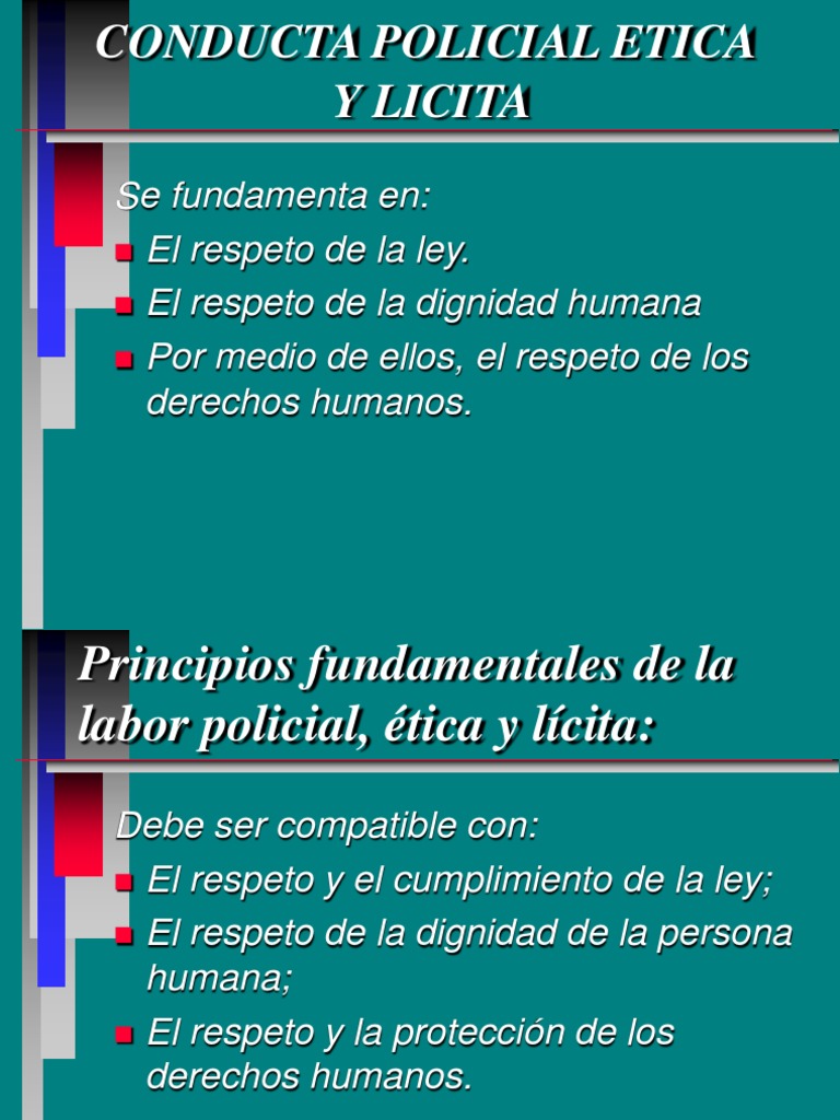 Codigo de Conducta para Funcionarios Encargados de Hacer Cumplir La Ley