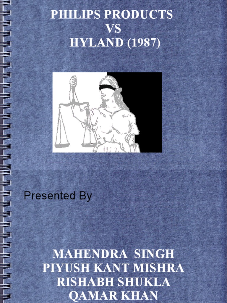 Philips Products v. Hyland Case Analysis | PDF | Negligence | Tort
