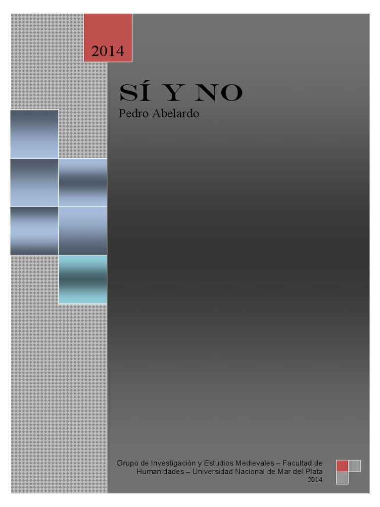 Pedro Abelardo - Sic Et Non PDF | PDF