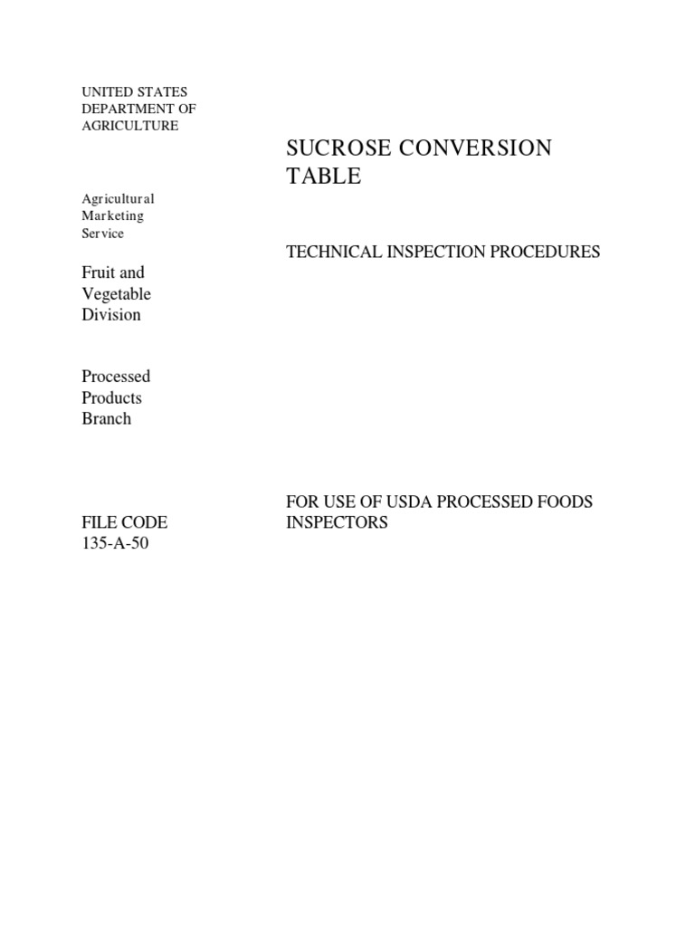 Detailed Brix Chart PDF | PDF | Food And Drink | Physical Quantities