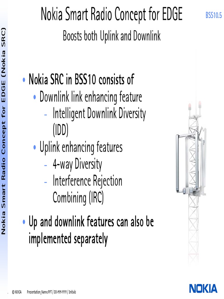Nokia Smart Radio Concept For EDGE | PDF | Antenna (Radio) | Transmitter