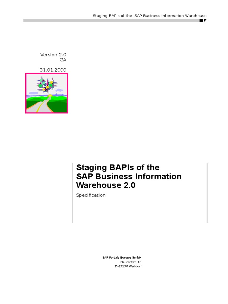 796 Staging Bapis of The Sap Business Information Warehouse | PDF | Metadata | Parameter ...