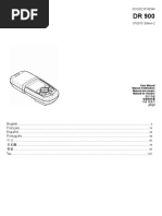 DR 900 Multiparameter Portable Colorimeter Manual | PDF ...