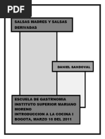 Salsas Madres y Sus Derivados | PDF | Salsa | Cocina mediterranea