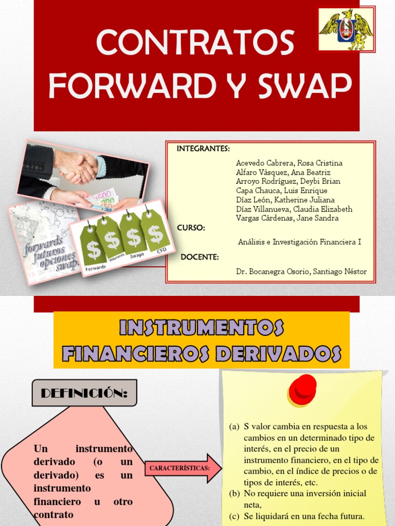 Diapositivas Forward Swap | PDF | Swap (Finanzas) | Interés