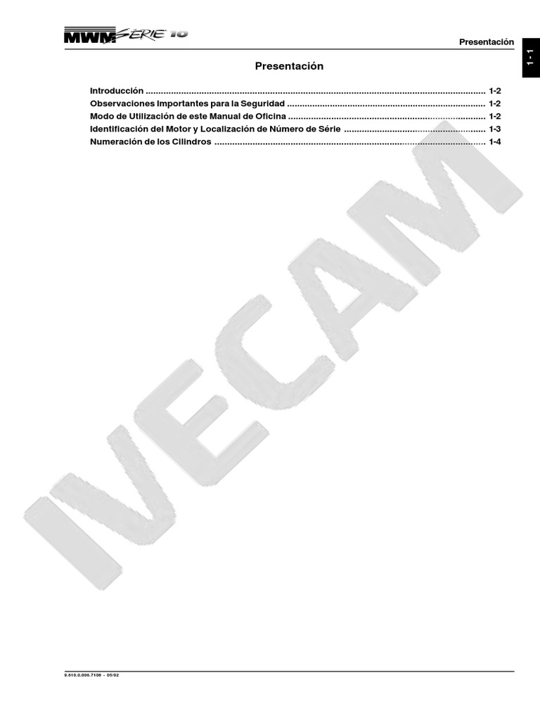 Manual MWM 6.10 PDF | PDF