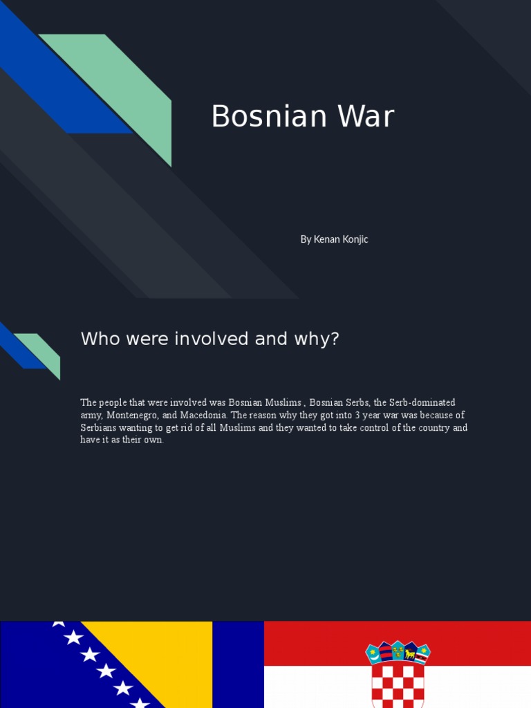 Bosnian War: by Kenan Konjic | PDF | Politics | Social Science