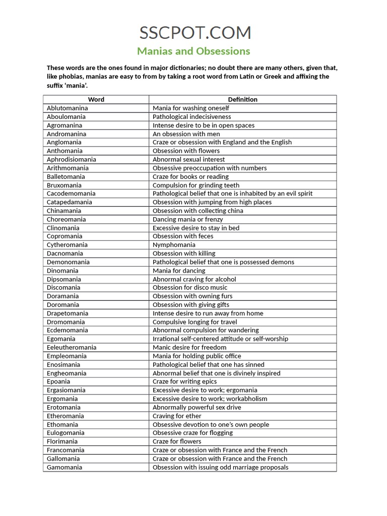 English Mania PDF | PDF | Mania | Delusion