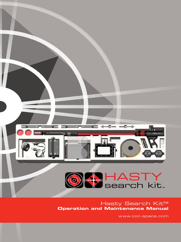 Hasty Search Kit Manual Rev03 Web | PDF | Battery Charger | Headphones