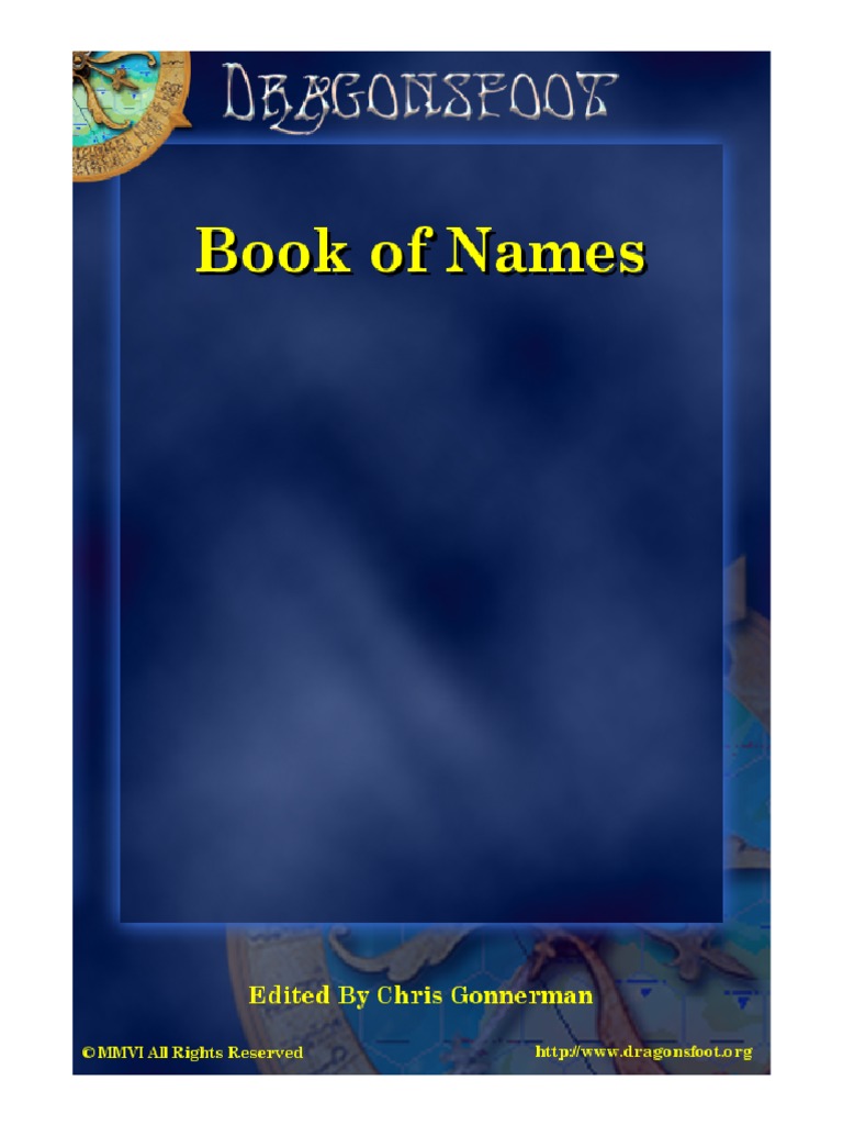 Book of Names PDF | PDF