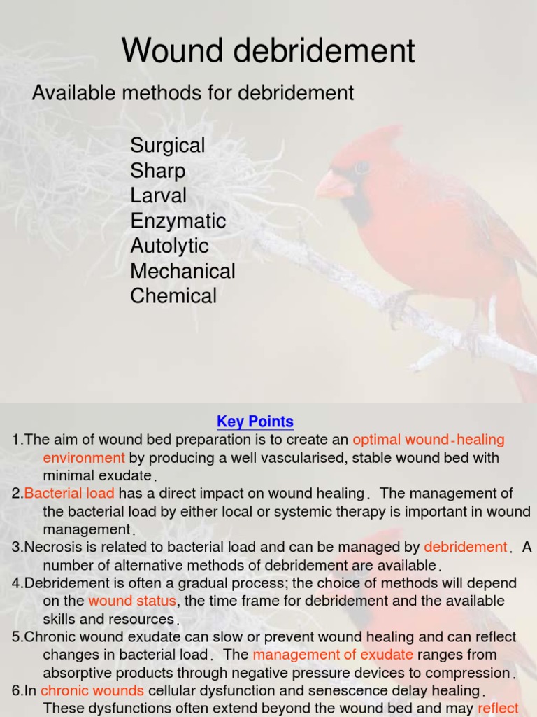 Wound Debridement: Available Methods For Debridement Surgical Sharp ...