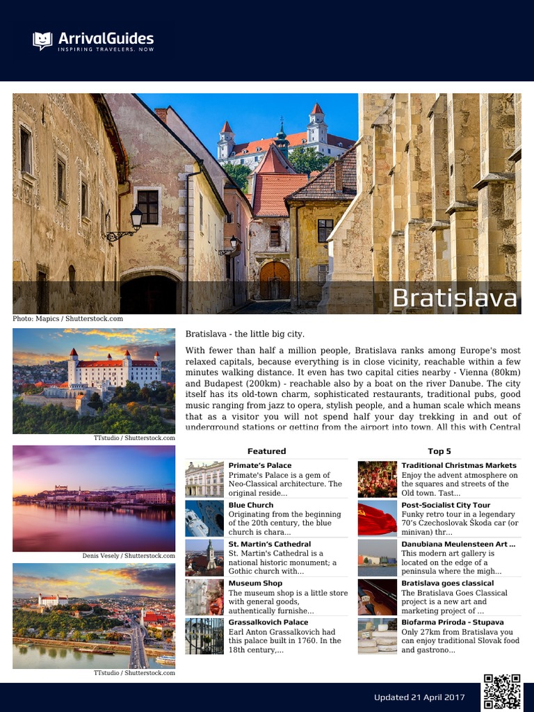 Bratislava: Featured Top 5 | PDF | Library And Museum