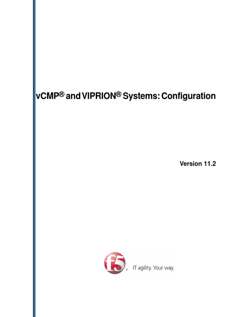 VCMP and VIPRION Systems Configuration | PDF | Computer Cluster | Ip Address
