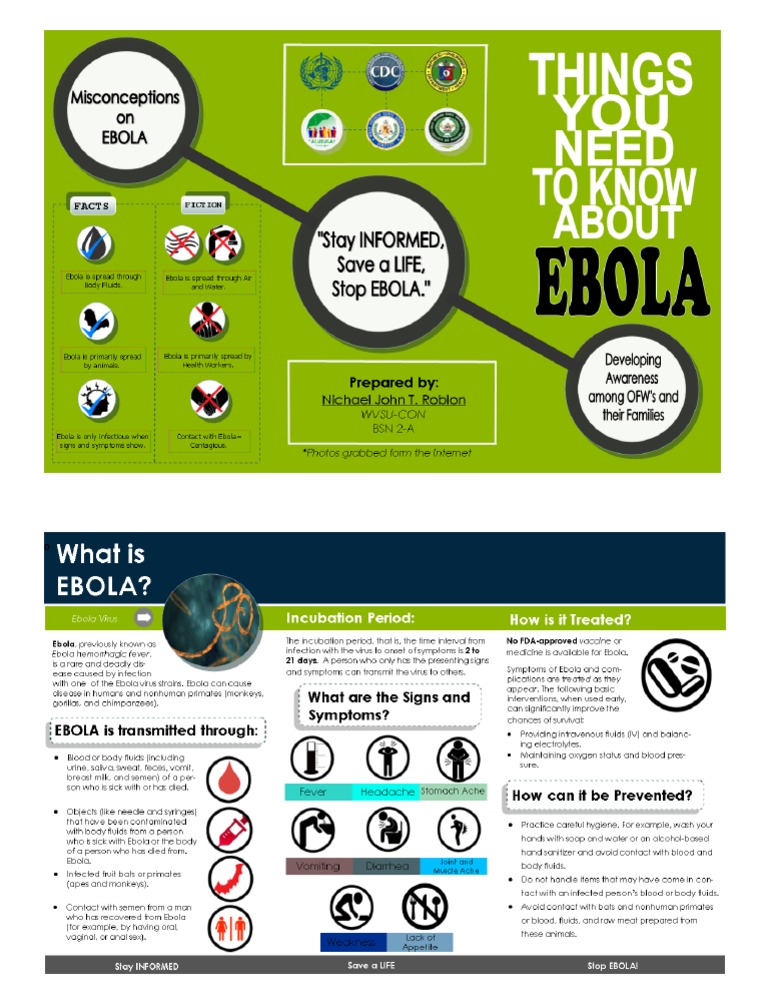 Health Education: Ebola Virus | PDF