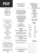 Ukulele Karate Checklist | PDF