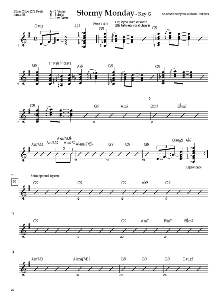 Stormy Monday | Blues | Leisure