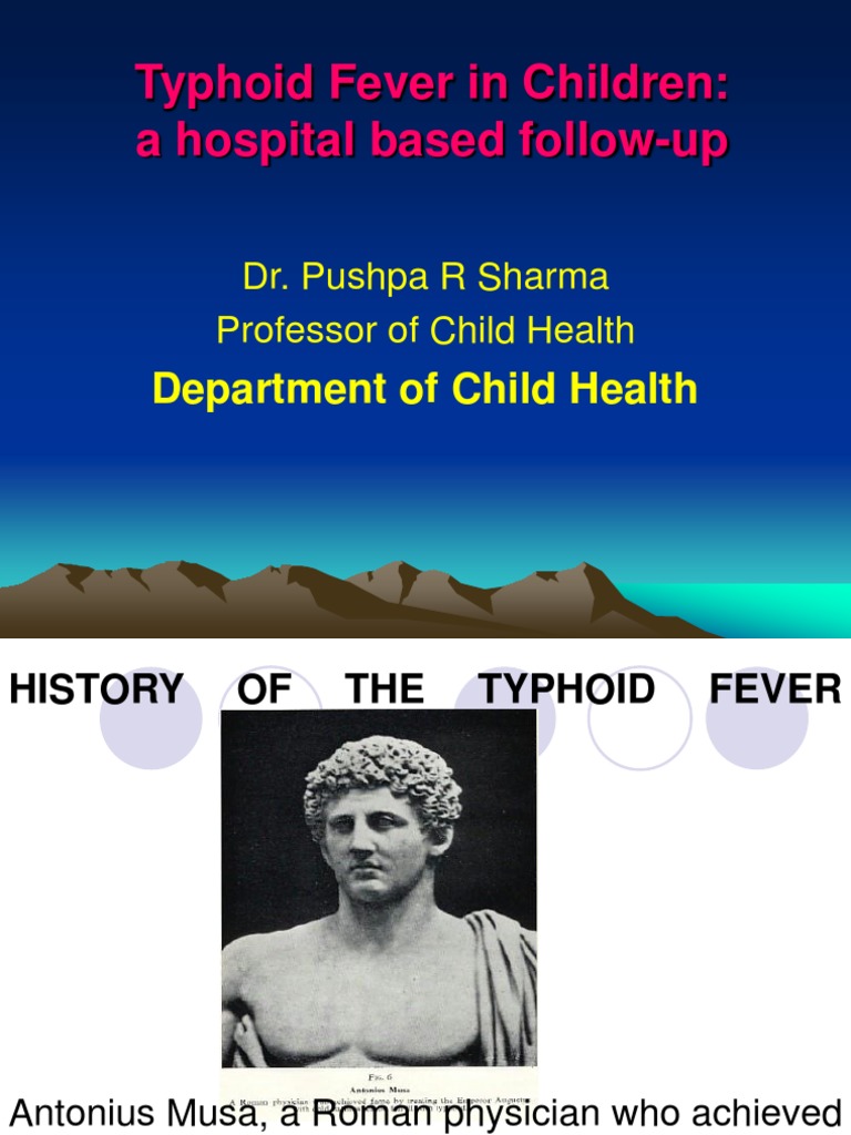 Typhoid Fever in Children | PDF | Immunology | Microbiology