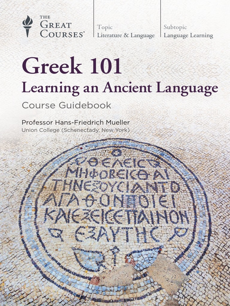 Greek 101 Guidebook | PDF | Greek Alphabet | Grammatical Gender