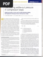 Settle Out Condition - Compressor | PDF | Valve | Gases