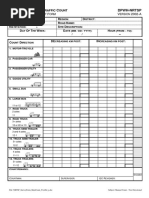 Traffic Volume Count Survey Guide | PDF | Traffic | Road Transport