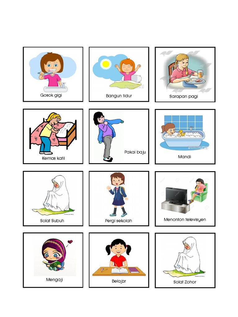 Daily Routine Girl | PDF